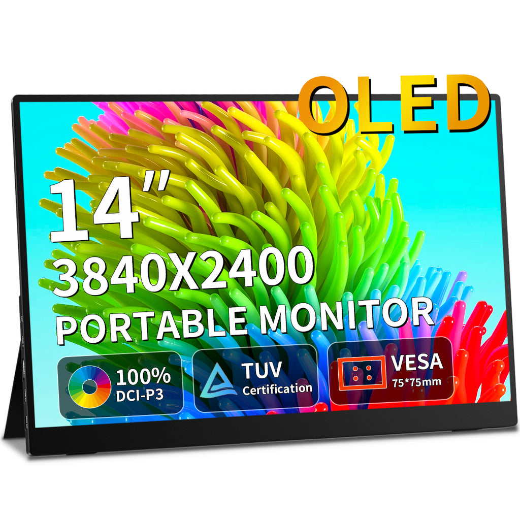 Magedok 14 Inch 4k 60Hz OLED 100% DCI-P3 Touch Portable Monitor With Integrated Stand – magedok-shop