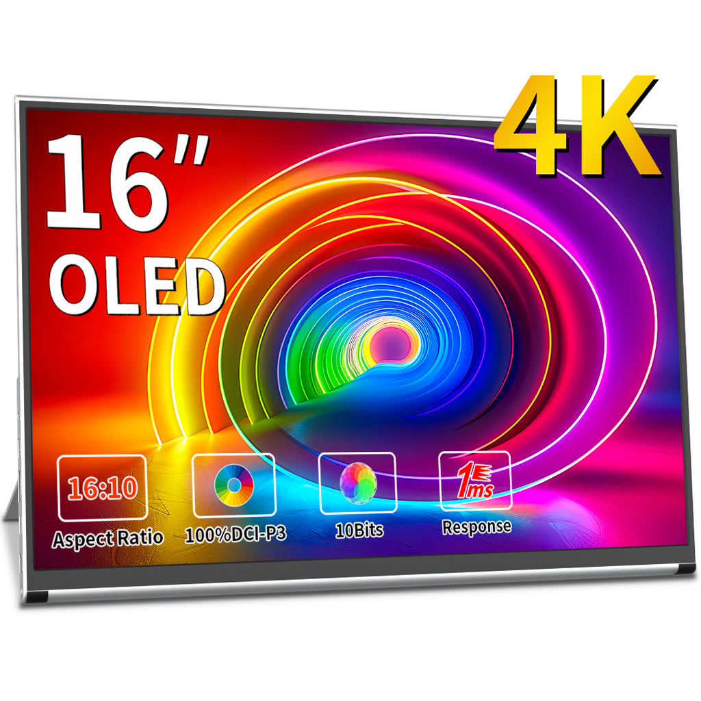 Magedok 16 inch 4k UHD OLED 100% DCI-P3 Gaming Monitor (PI-X9M ...