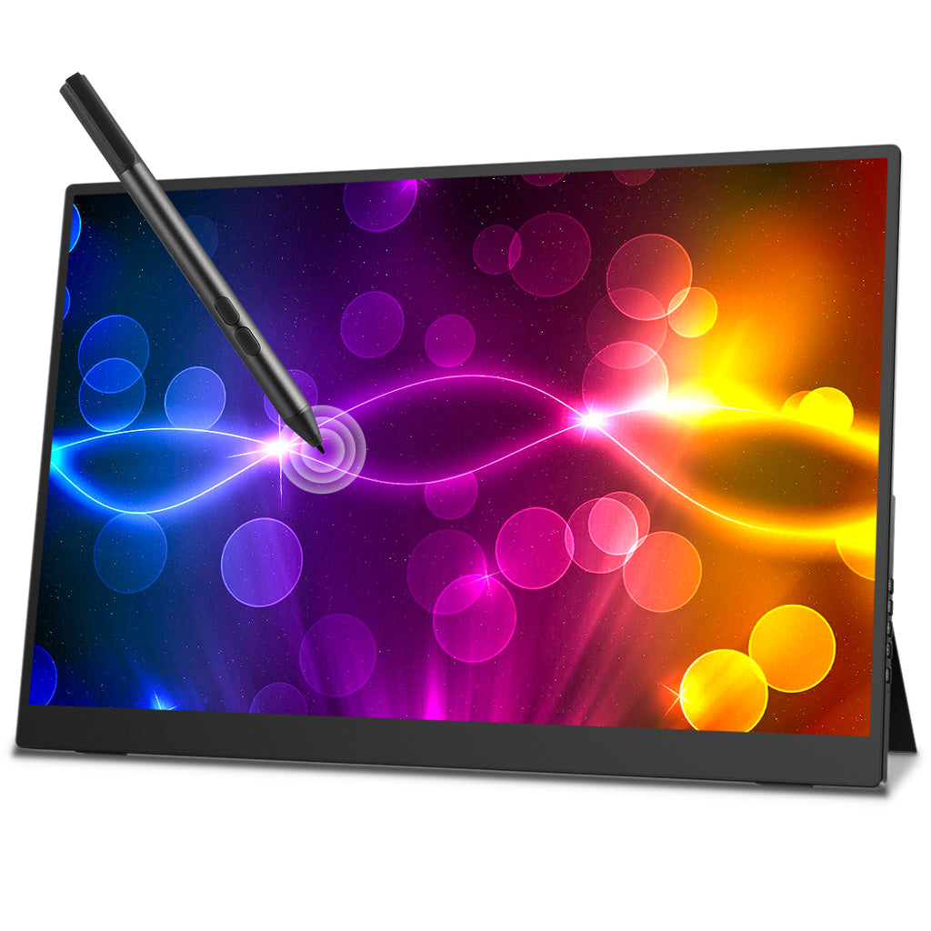 Magedok 16 inch 4k UHD OLED 100% DCI-P3 Touch Portable Monitor Support ...