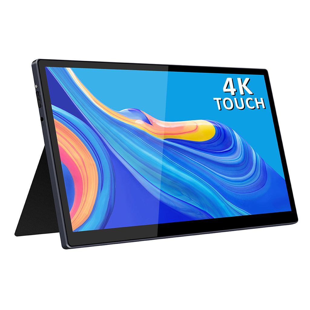 Magedok 15.6 Inch 4K Portable Touch Monitor With Foldable Stand (T156F ...