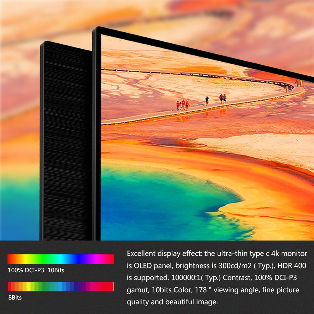 Magedok 15.6 inch 4K OLED 100% DCI-P3 Touchscreen Monitor (PI-X1 ...