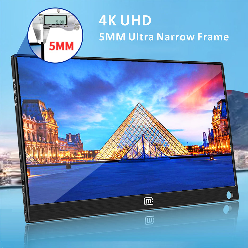 15.6 inch 4K Ultra HD 3840x2160 IPS Dispaly Portable Monitor With USB ...